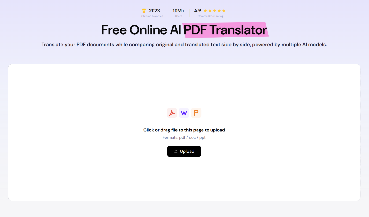 Los 5 mejores traductores en línea gratuitos para archivos PDF grandes en 2025