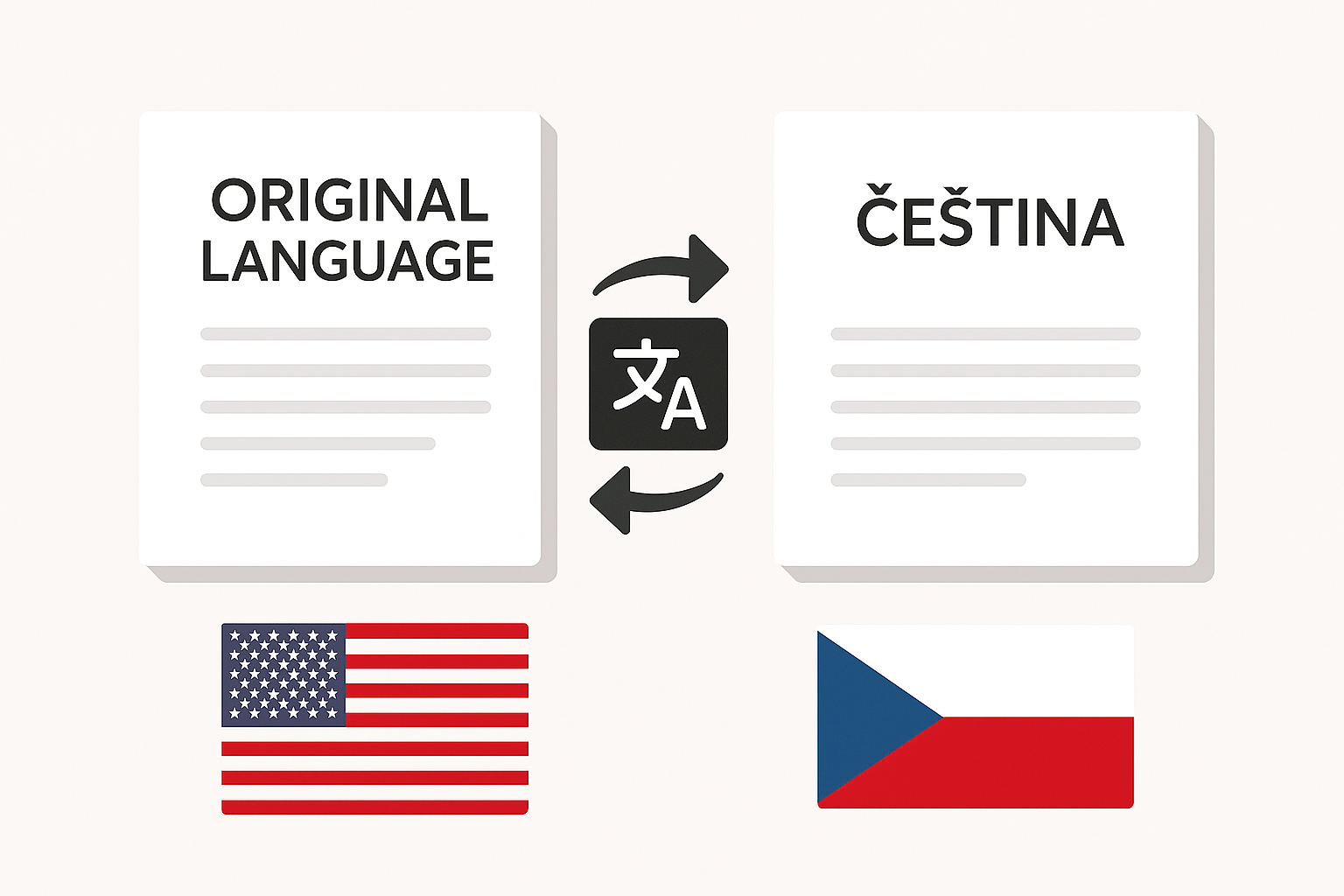 Translate Documents to Czech Online | Fee Free